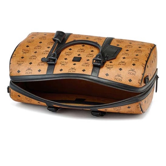 MCM | Bags | Mcm Cognac Visetos Weekender | Poshmark